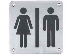 Sign Plate - Female, Male - MMC GROUP